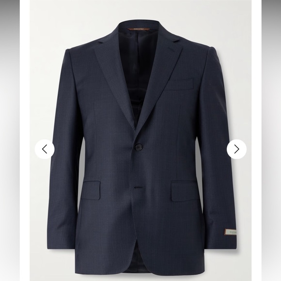 Canali | Suits & Blazers | Canali Mens Wool Suit Navy Made Italy | Poshmark